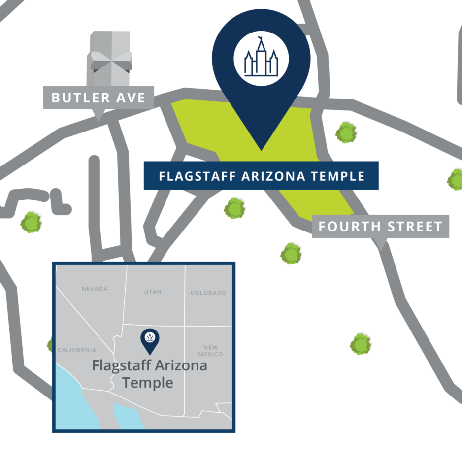 Site locations for Latter-day Saint temples in Arizona, Hawaii ...
